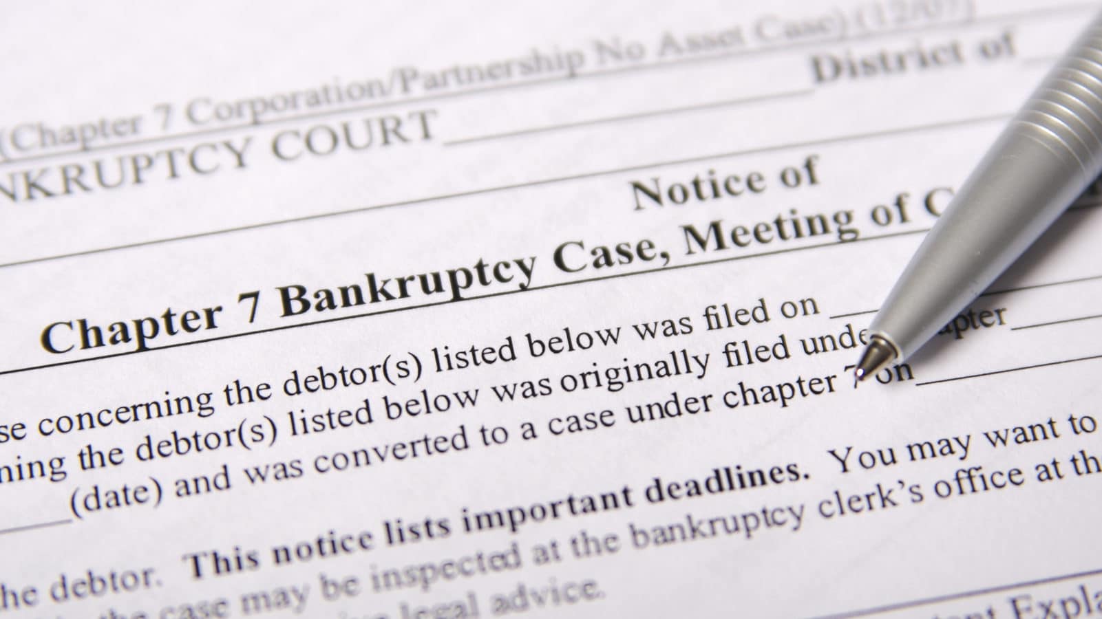 How Will Filing Chapter 7 Affect My Disability Payments? | Disparti Law ...